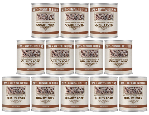 Premium Canned Pork - spybriefinggear